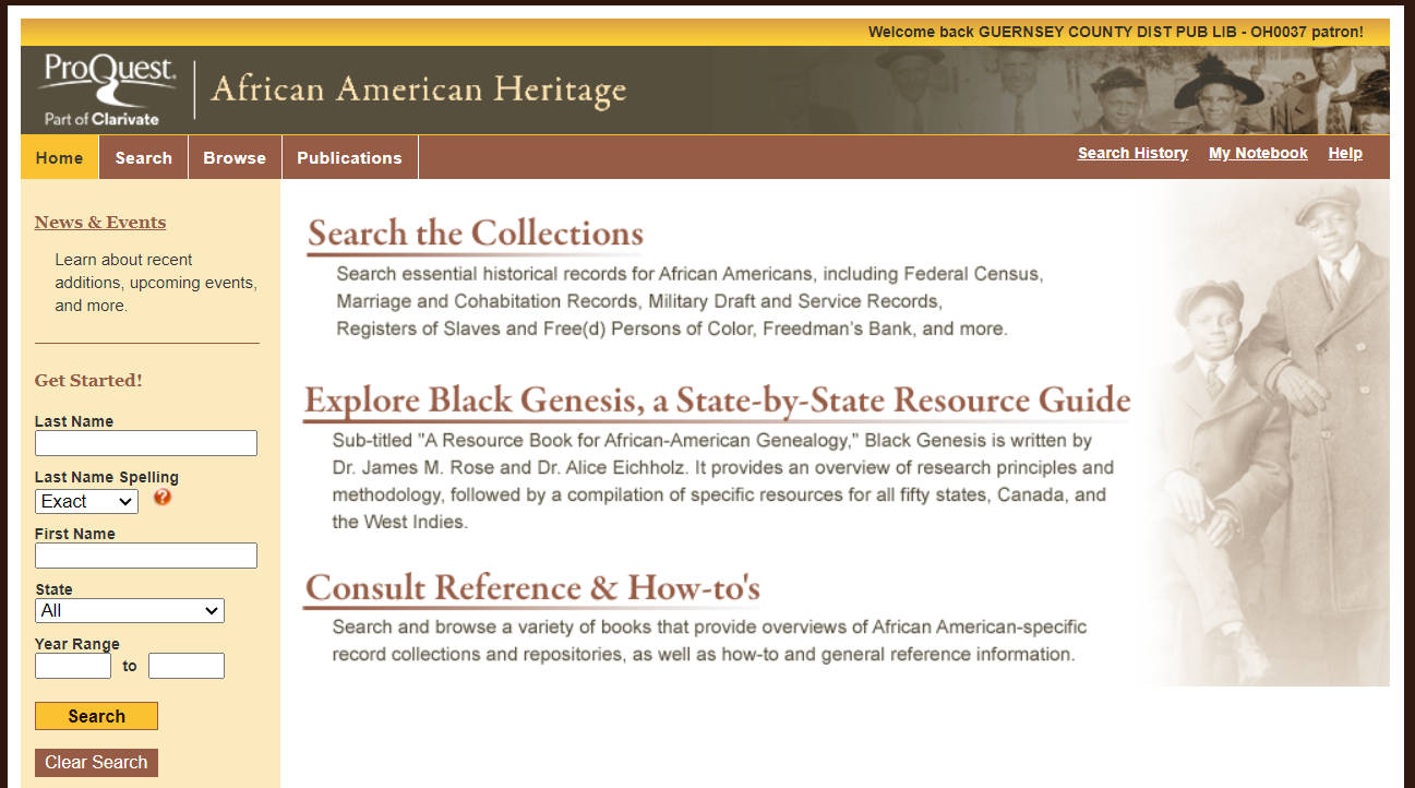 African American Heritage | Guernsey County District Public Library
